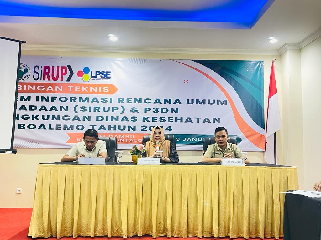 Sutriyani Lumula Resmi tutup Bimtek SIRUP dan P3DN dilingkungan Dikes ...